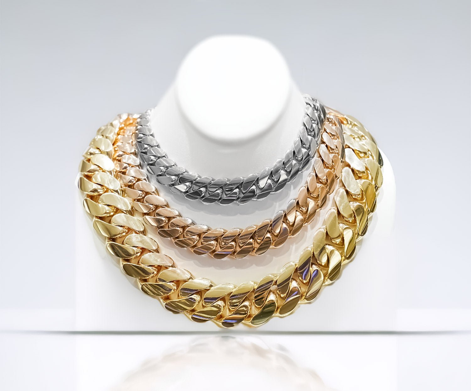 10k Miami Cuban Link Solid Gold Chain - Necklaces | Mr. Alex Jewelry